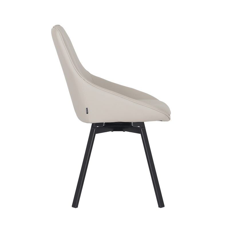 Nemo Swivel Faux Leather Dining Chair – CASABONA